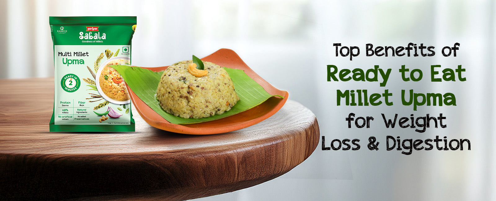 Top Benefits of Ready to Eat Millet Upma for Weight Loss & Digestion ...