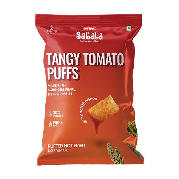 Millet Puffs Tangy Tomato - Fiber Rich & Not Fried Snack