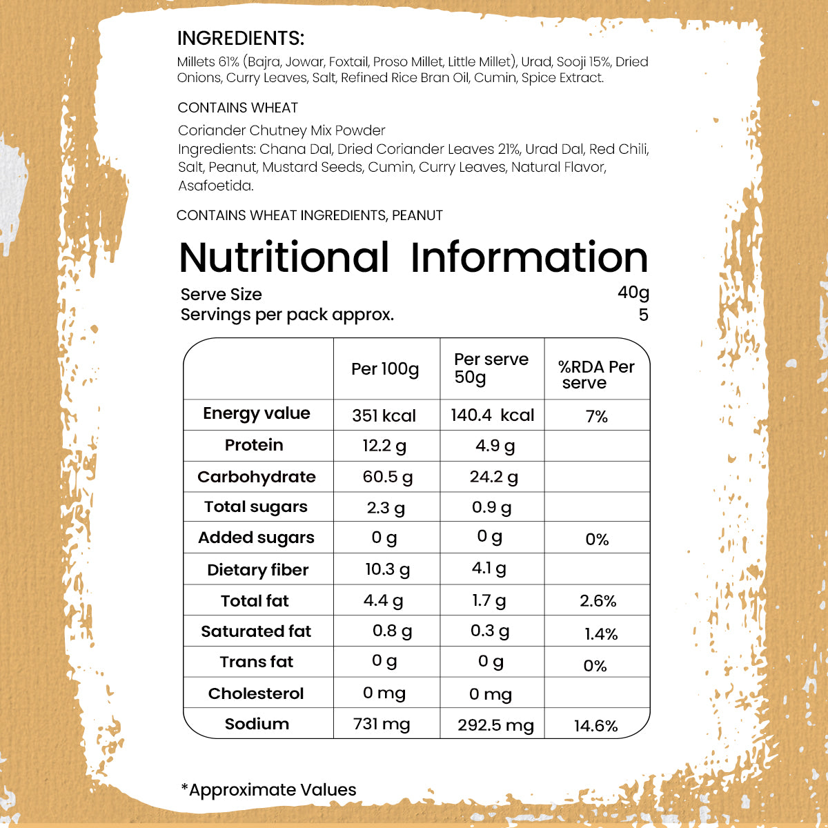 Super Rawa Dosa Mix - High Protein, Fiber-Rich Millet Dosa