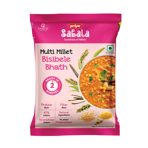 Millet Bisibele Bath - Ready to Eat Nutritious Meal – Sabala Millets