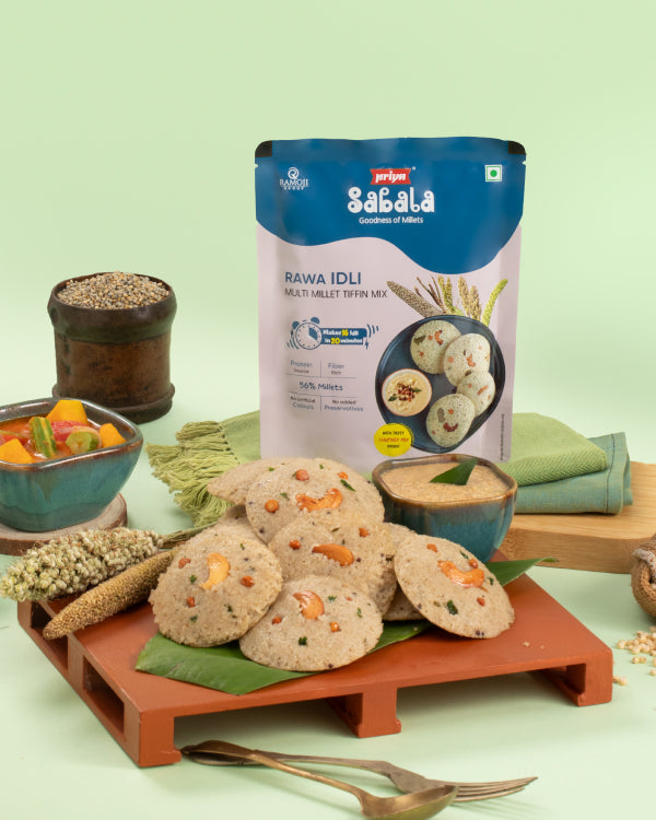 Rawa Idli Mix - High Protein, Fiber-Rich Millet Idlis – Sabala Millets